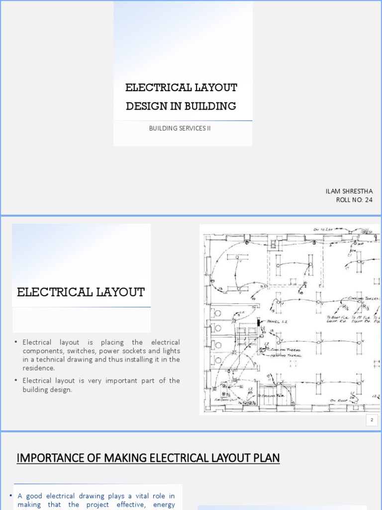 Electrical Layout Design in Building | PDF | Lighting | Architectural ...