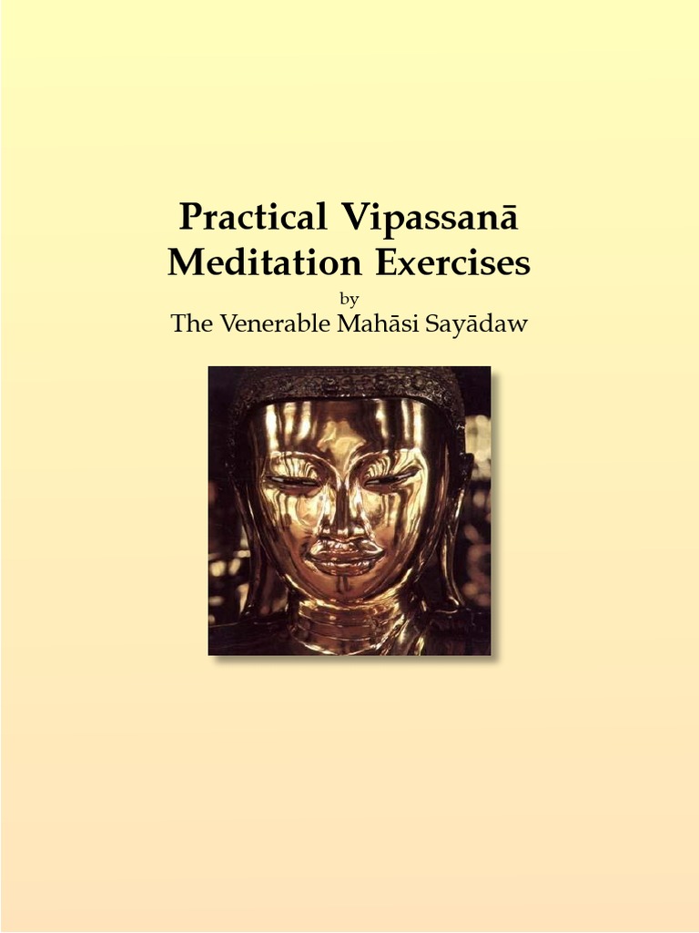Mahasi Sayadaw-1951 Practical Vipassana Meditation Exercises | PDF ...