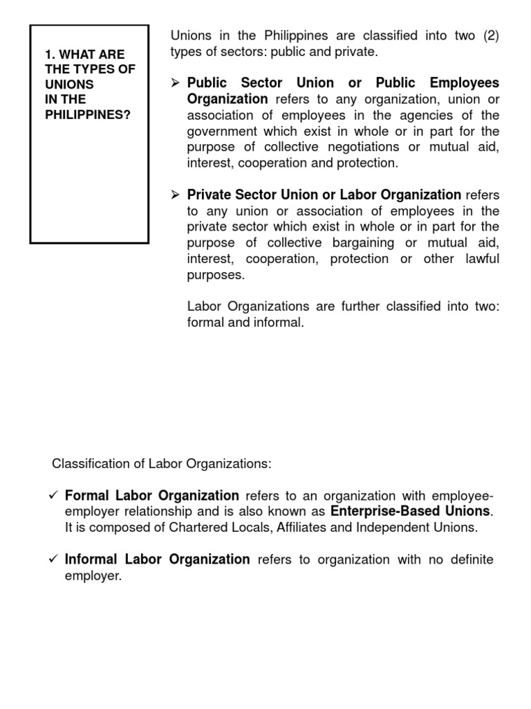 Union CBA and WA Registration Summary Status of Implementation | PDF ...