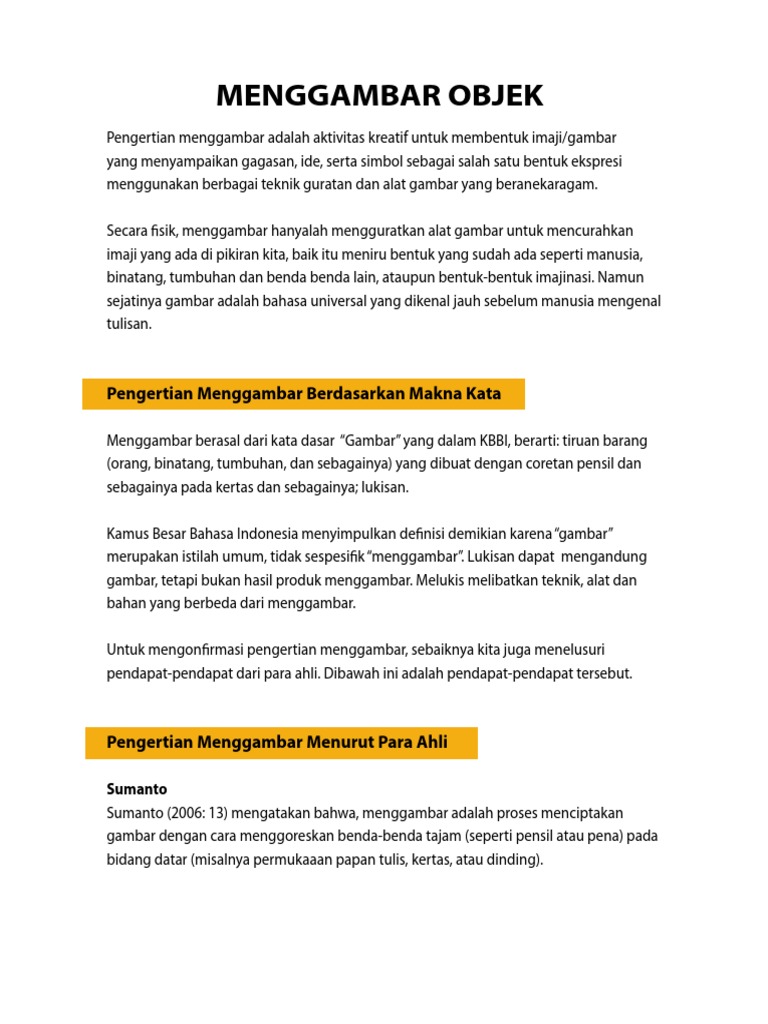 Menggambar Objek | PDF