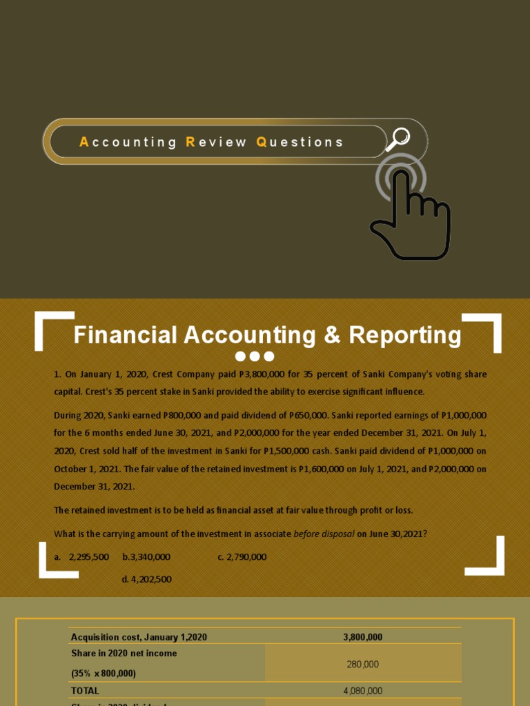 Accounting Review | PDF | Debits And Credits | Book Value