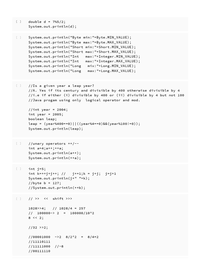 Java Basics Batch30 | PDF | String (Computer Science) | Control Flow