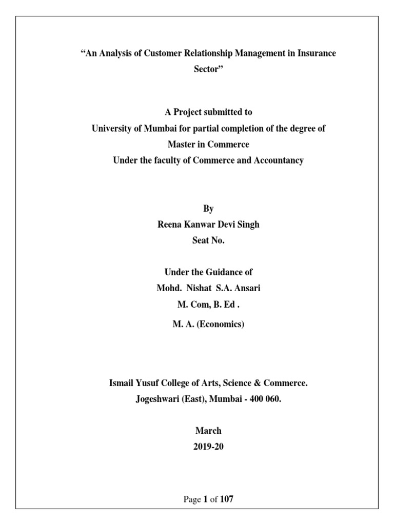 Deepak Bhai - Repaired - FINAL | PDF | Customer Relationship Management ...