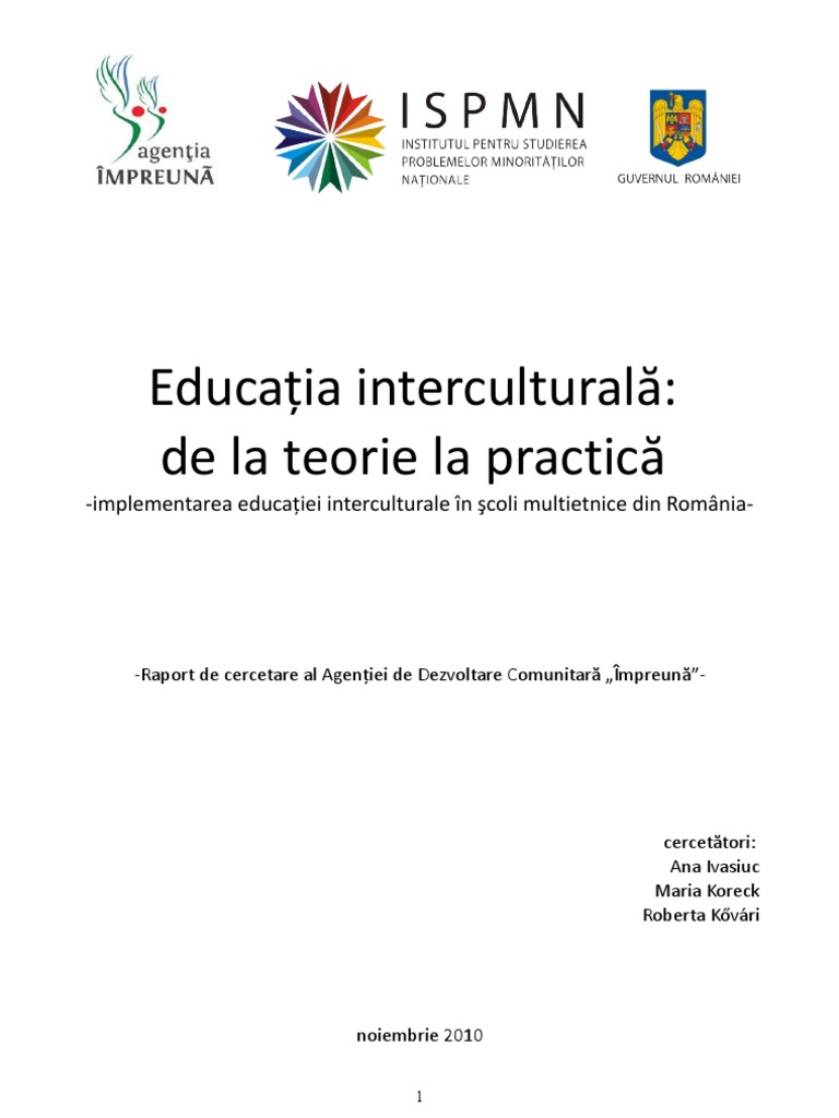 Educatia Interculturala | PDF