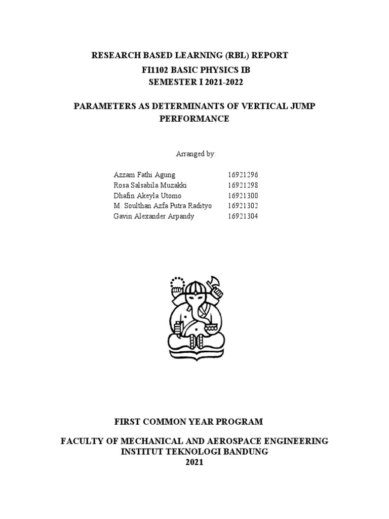 Research Based Learning Group 2 - K13 | PDF | Velocity | Force