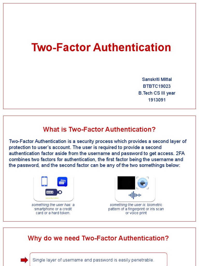 Two-Factor Authentication Explained | PDF | Cyberspace | Espionage Techniques
