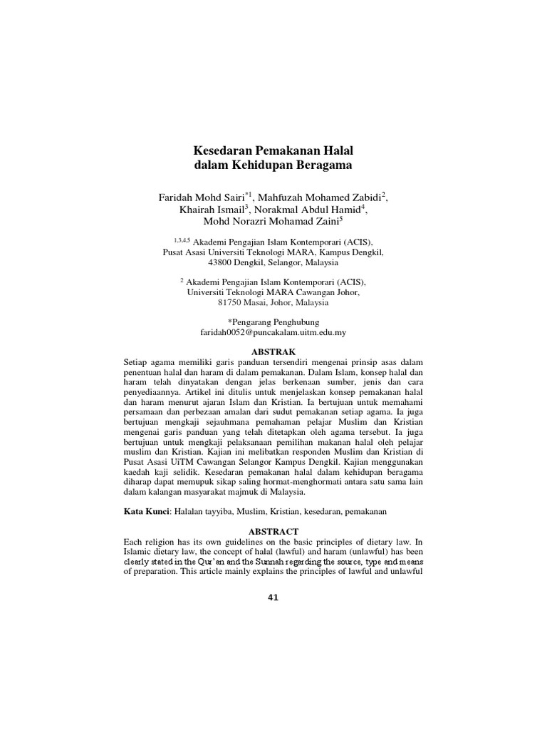 Konsep Makanan Halal | PDF