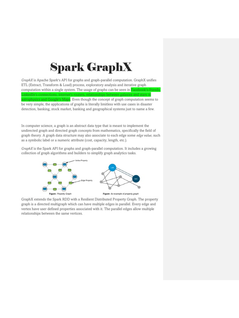 Spark-GraphX and Neo4j | PDF | Vertex (Graph Theory) | Apache Spark