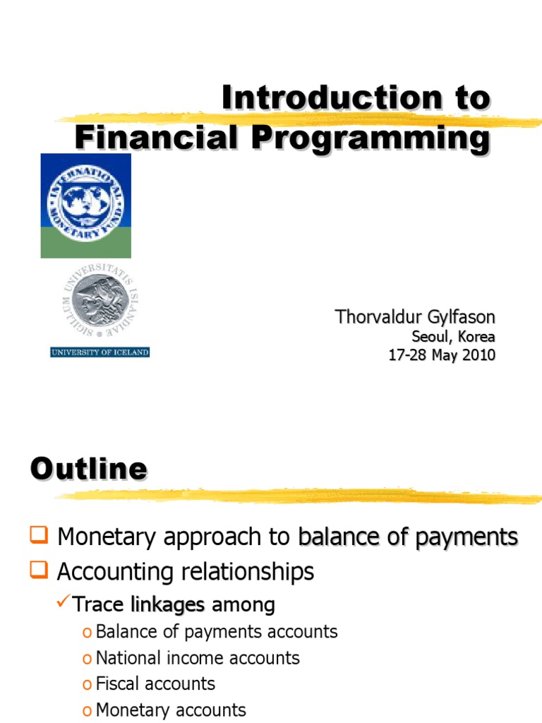 Introduction To Financial Programming | PDF | Money Supply | Banks