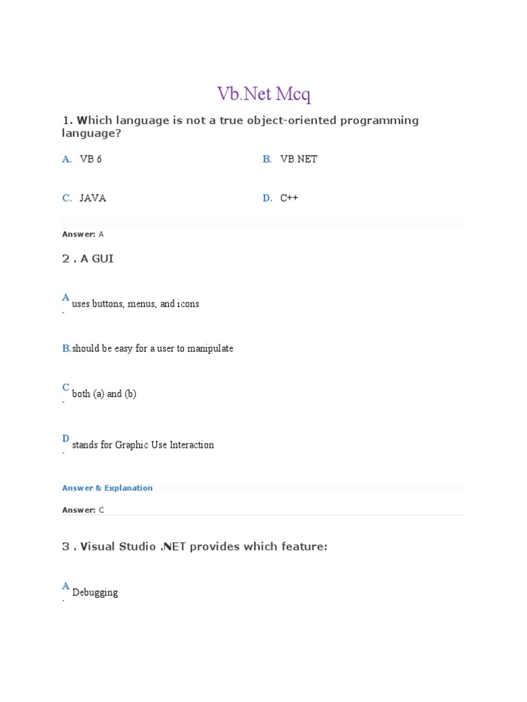 Which Language Is Not A True Object-Oriented Programming Language ...