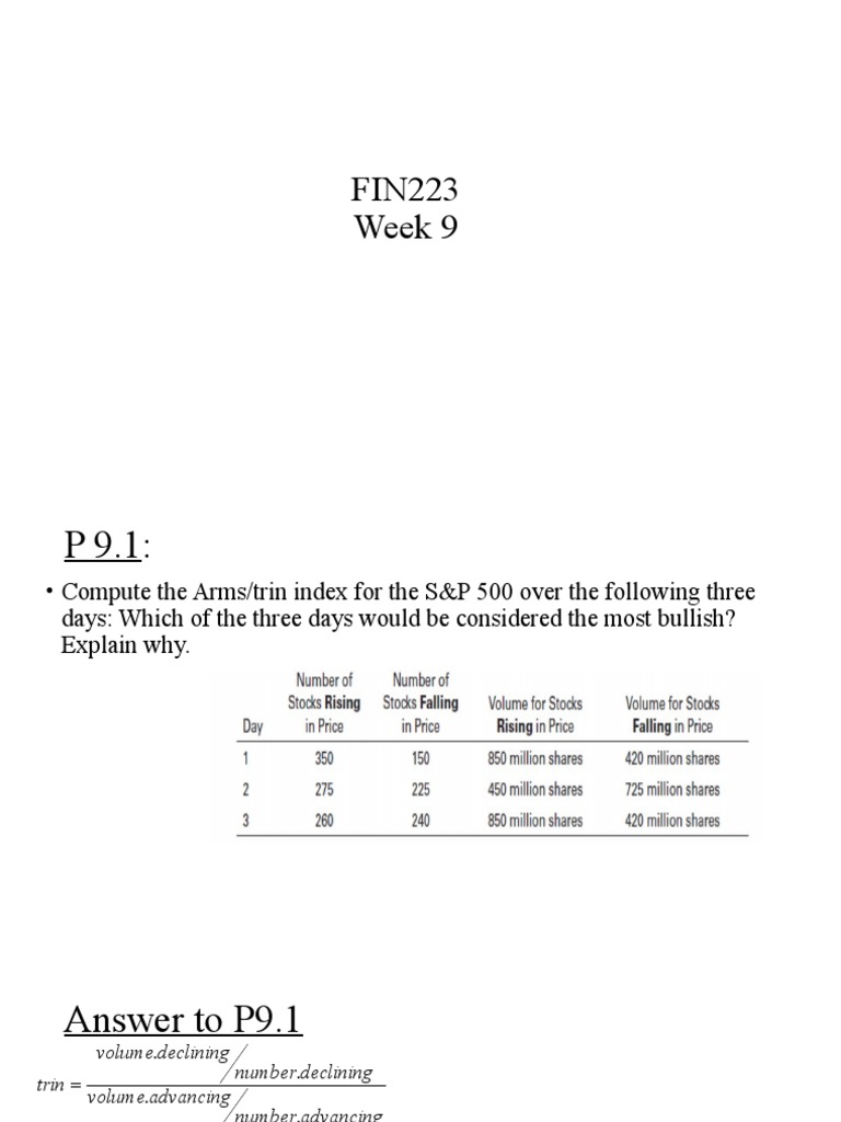 Tutorial Week 10 | PDF | Financial Services | Investments & Securities