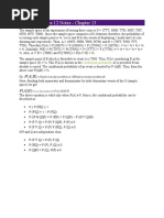 Class 12 Probability Formula Sheet | PDF