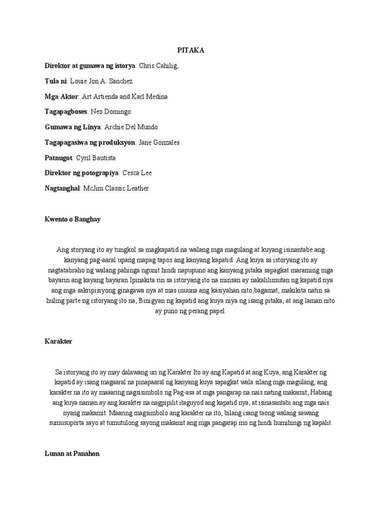 Pagsulat NG Rebyu. | PDF