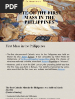 Evidences of The First Mass in The Philippines in Masao, Butuan | PDF
