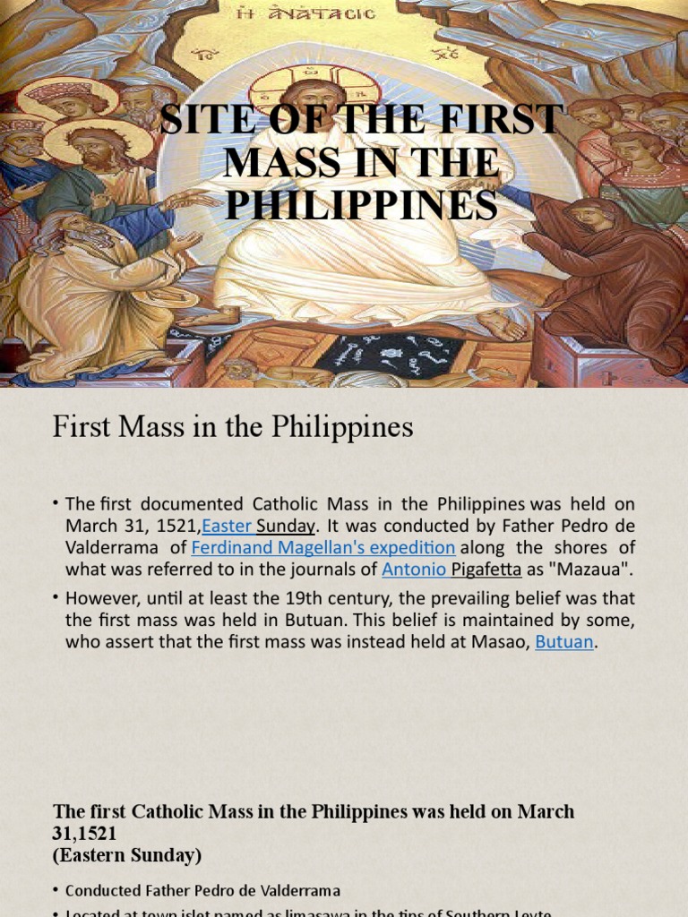 First Catholic Mass in the Philippines | PDF