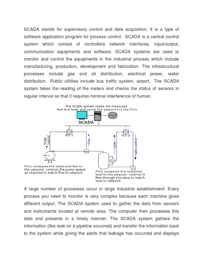 Scada Study Material | PDF | Scada | Programmable Logic Controller