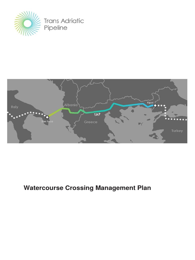 Managing Watercourse Crossings for the Trans Adriatic Pipeline Project ...