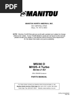 Manitou Fault Codes List | PDF