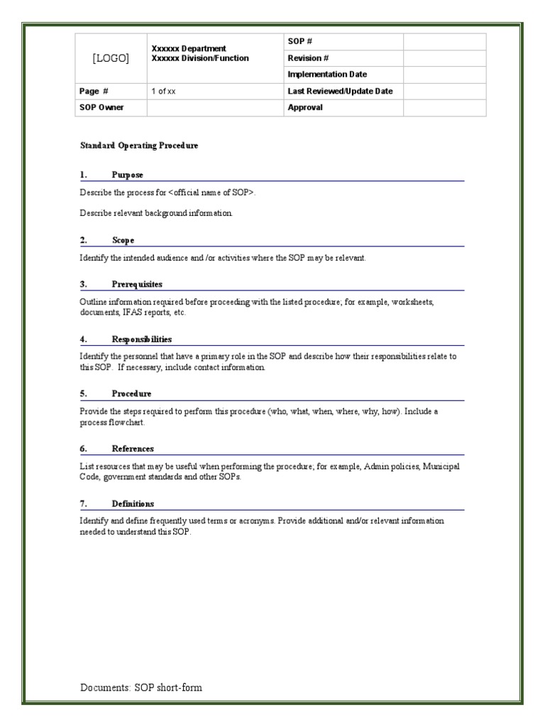 SOP Sample | PDF