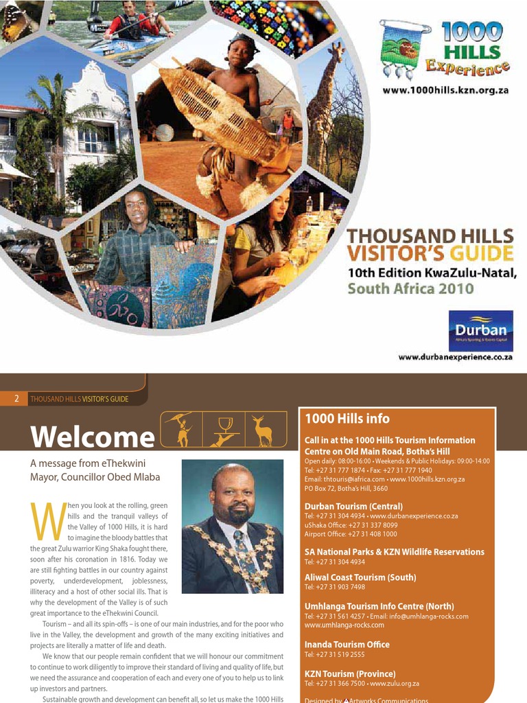 1000 Hills Brochure Weblowres | Durban | Leisure | Free 30-day Trial ...