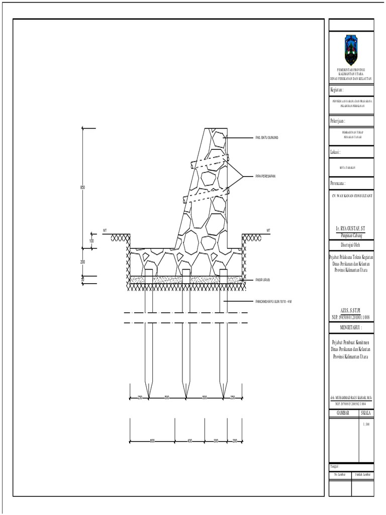 Turap Penahan Tanah | PDF