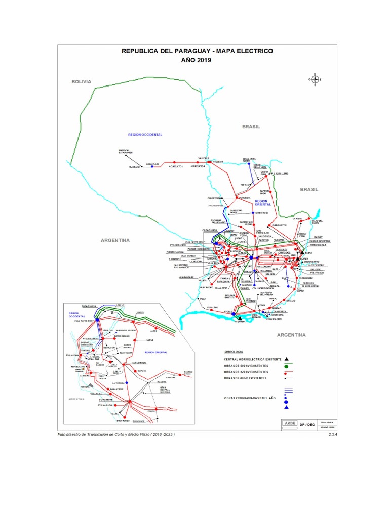 Mapa Eléctrico Nacional 2019 | PDF