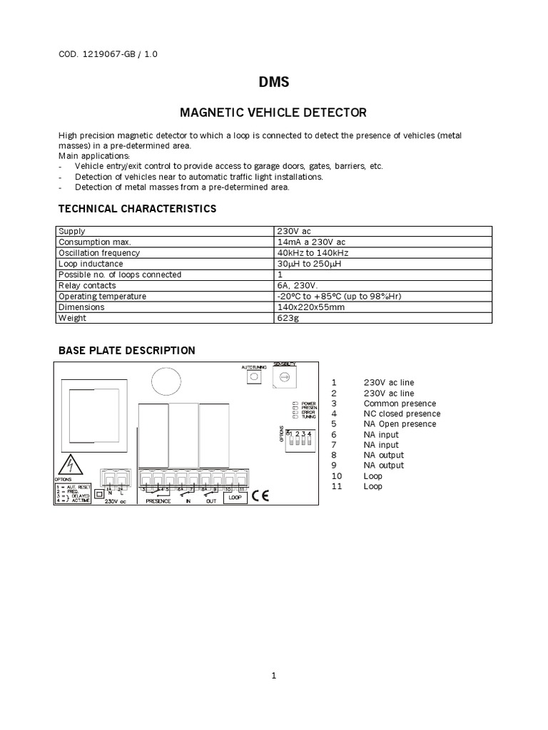 JMC Tech DMS EN | PDF | Detector (Radio) | Electrical Wiring