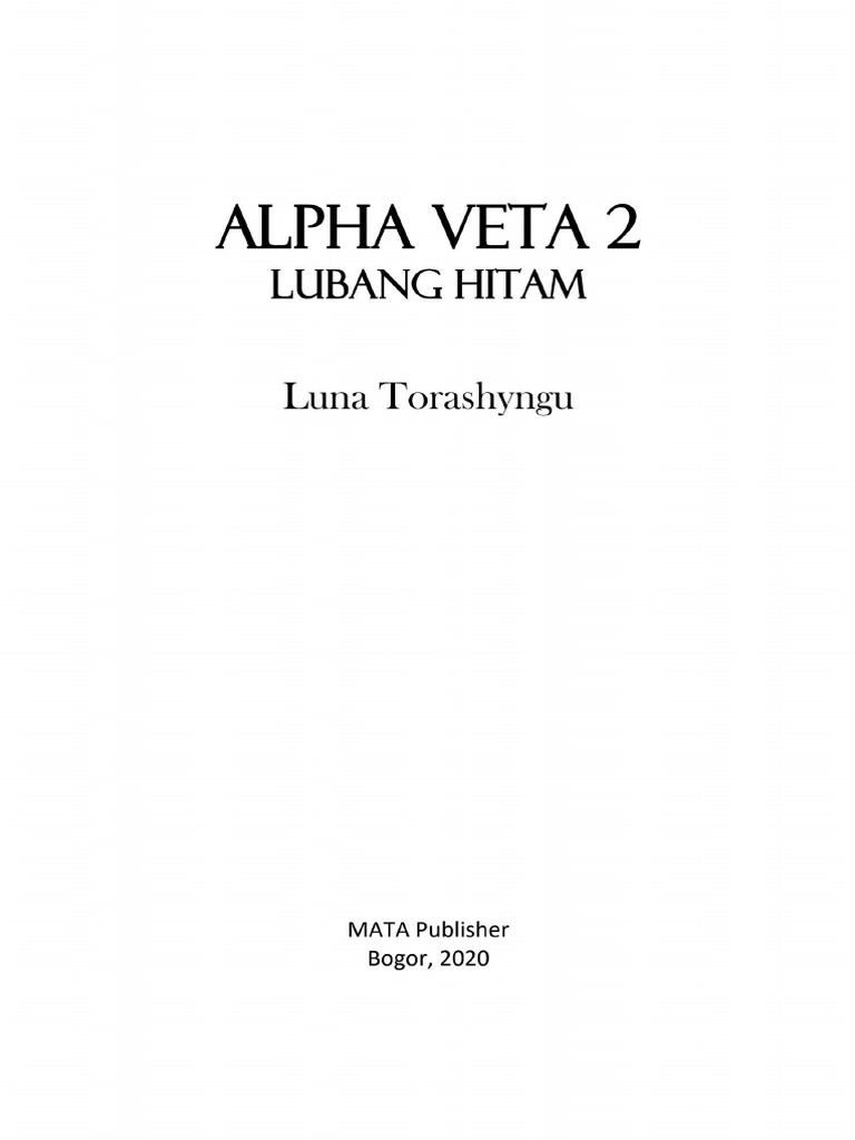 Alpha Veta #2 by Luna Torashyngu | PDF
