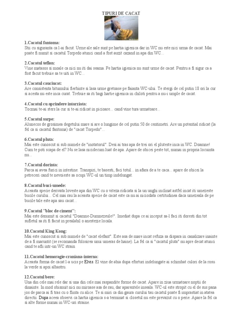 Tipuri de Cacat | PDF