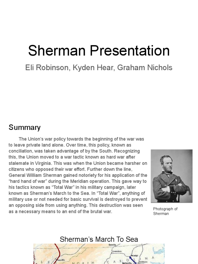 Sherman's Total War Strategy | PDF | Confederate States Of America ...