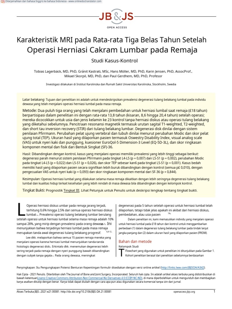 Journal JBJS Dr. Angga 2. Indo | PDF