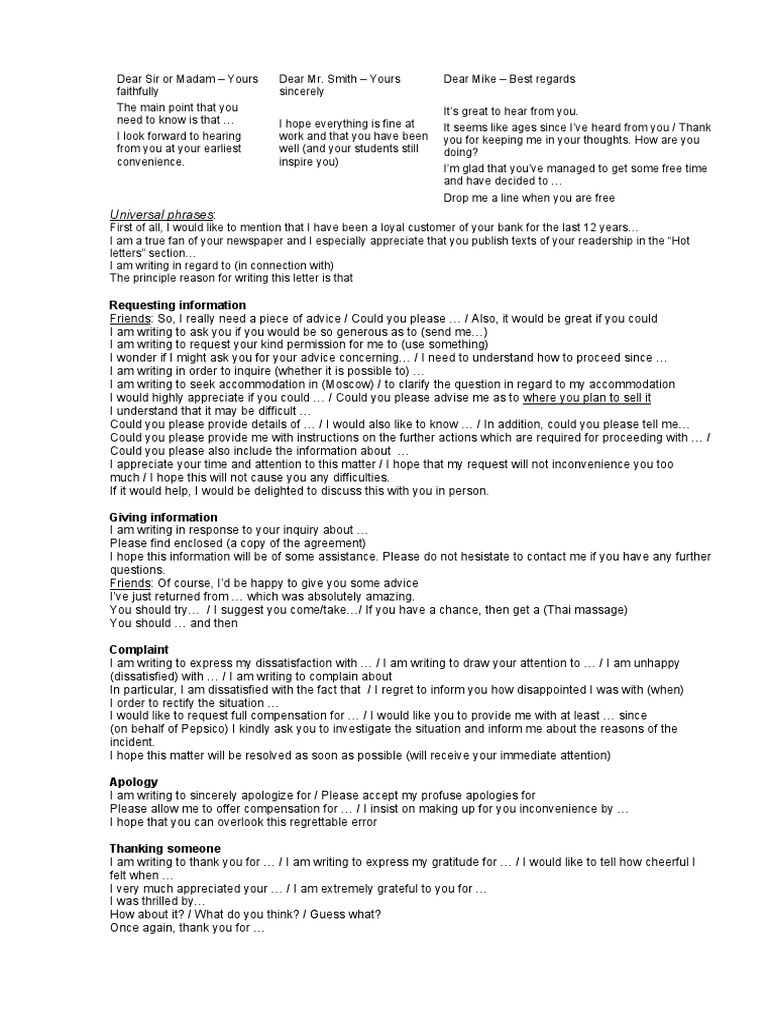 Templates - Writing Task 1 | PDF