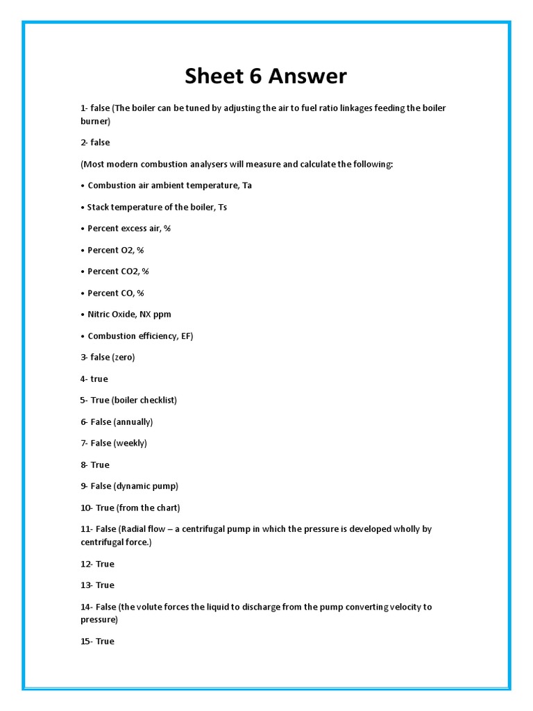 Sheet 6 Answer | PDF