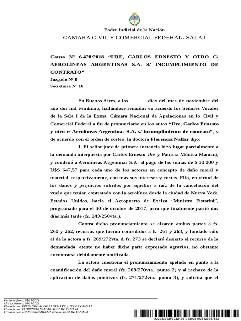 Fallo de la Sala I de la Cámara Civil y Comercial Federal - Deuda en ... Fallo de la Sala I de la Cámara Civil y Comercial Federal - Deuda en ...
