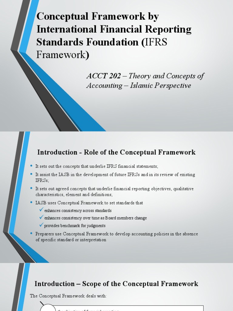 IFRS Conceptual Framework Overview | PDF | International Financial Reporting Standards ...