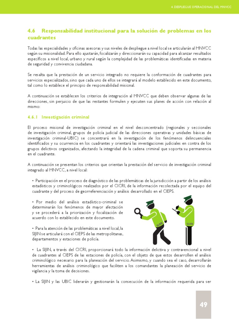Criterios de Integracion Al MNVCC | PDF | Policía | Planificación