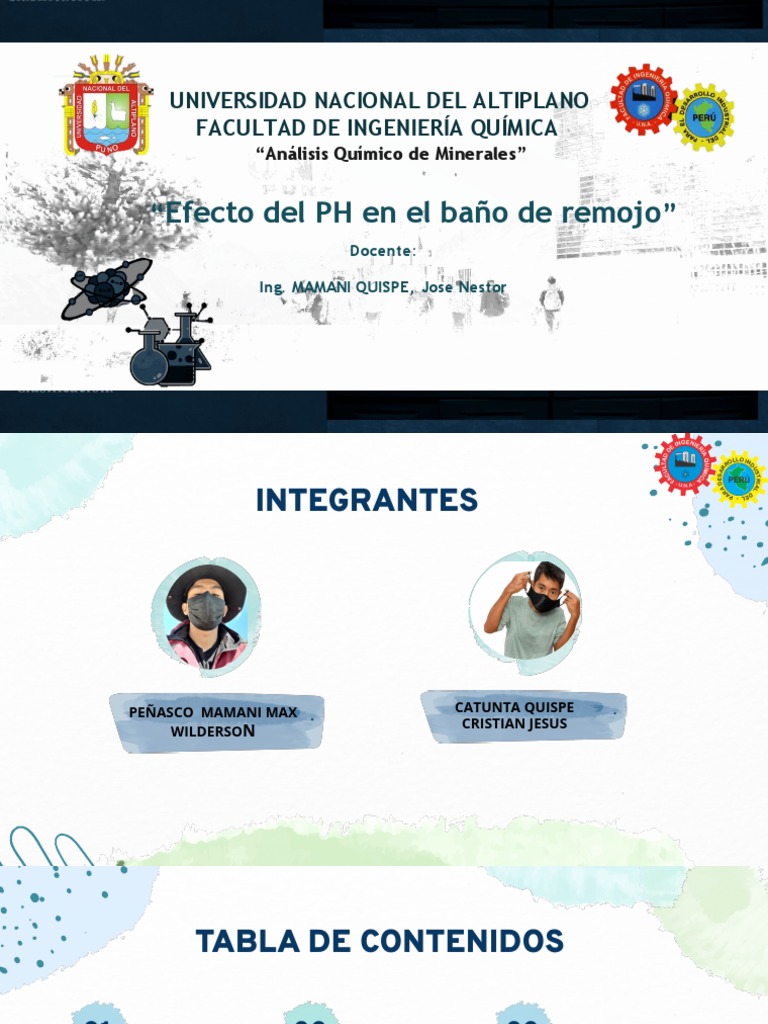 Trabajo Grupal PH | PDF | Ph | Ciencias fisicas