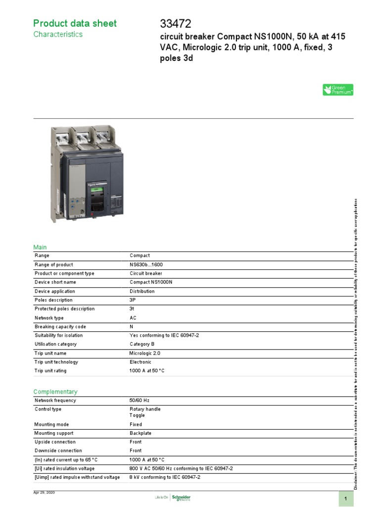 ComPact NS - 33472 | PDF | Alternating Current | Electrical Engineering