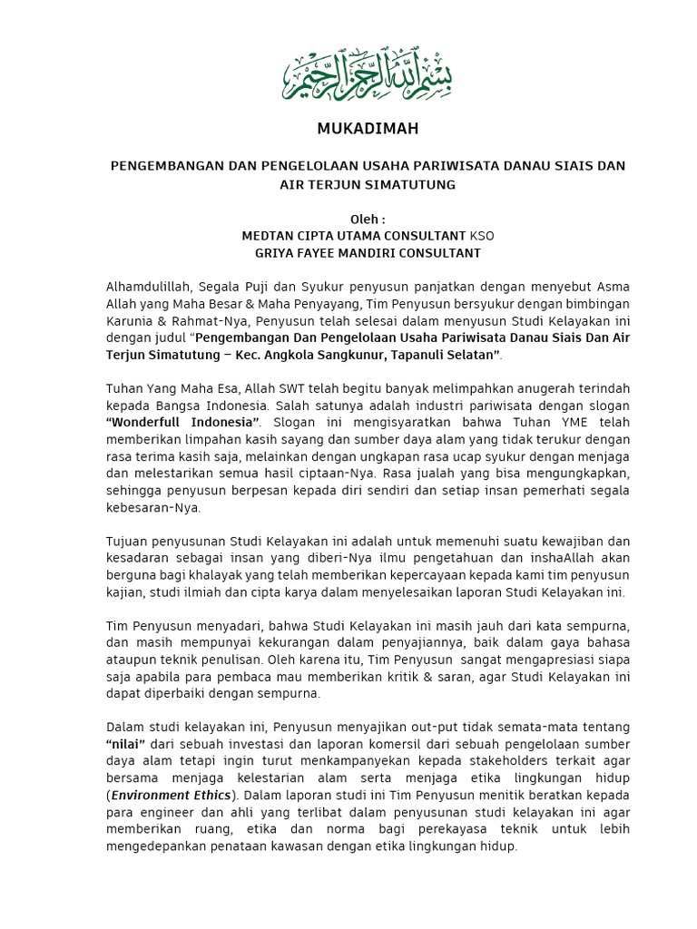 1 Mukadimah | PDF | Karier & Perkembangan