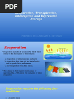 Depression Storage | PDF | Surface Runoff | Hydrology