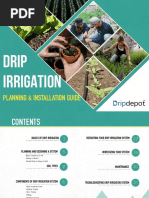 Drip Irigation System, Diagram 1 | PDF | Irrigation | Water Supply