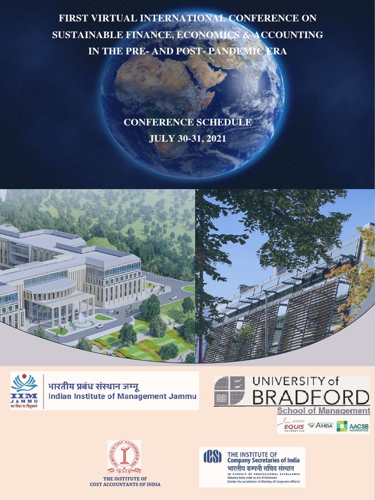 First Virtual International Conference On Sustainable Finance ...