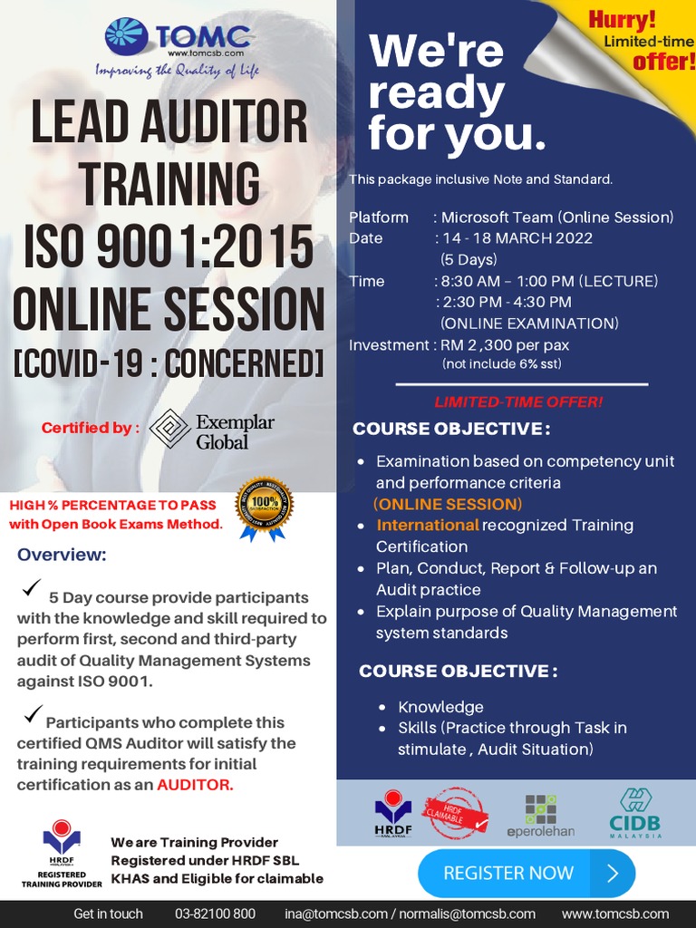 ISO 9001 Lead Auditor Online Course | PDF | Audit | Iso 9000