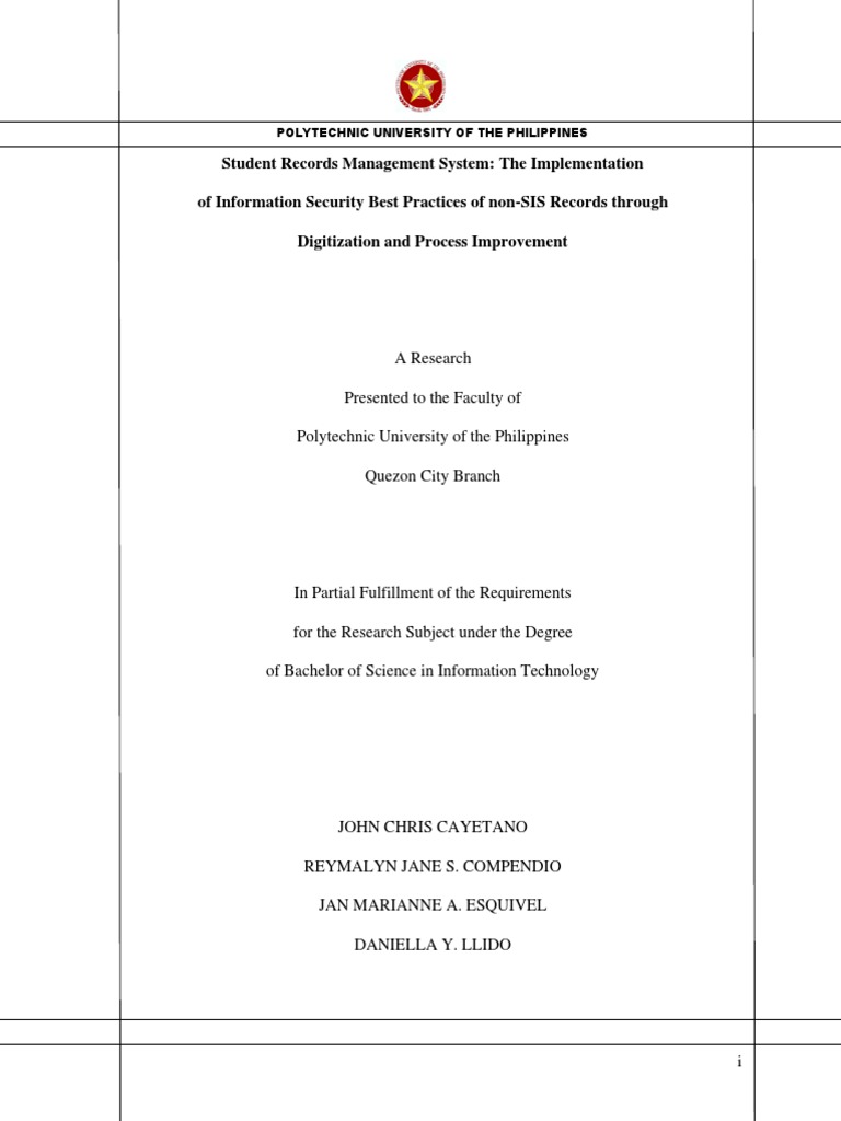 Student Records Management System | PDF | Databases | Records Management