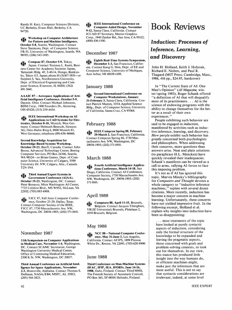 Induction Processes of Inference Learning and Discovery | PDF ...