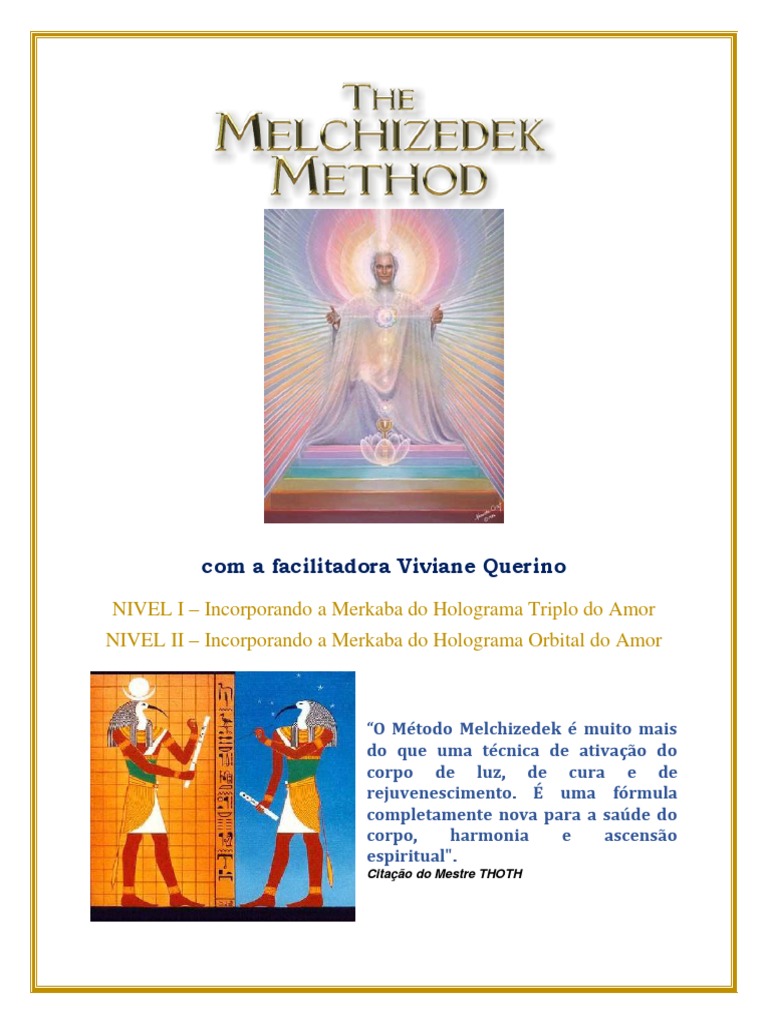 METODO MELCHIZEDEK 1 e 2 Divul | PDF | Corpo humano | Chacra