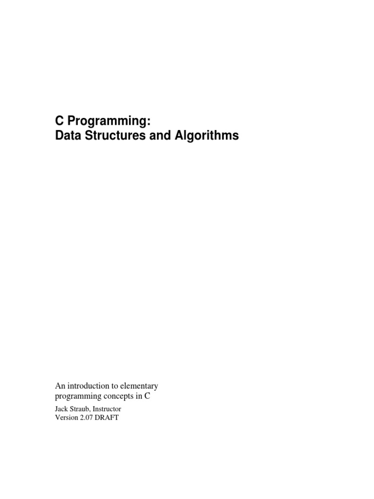 DSA in C | PDF | C (Programming Language) | Pointer (Computer Programming) DSA in C | PDF | C (Programming Language) | Pointer (Computer Programming)