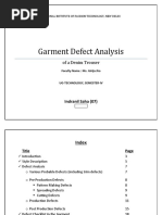 Major Defects | PDF | Yarn | Seam (Sewing)