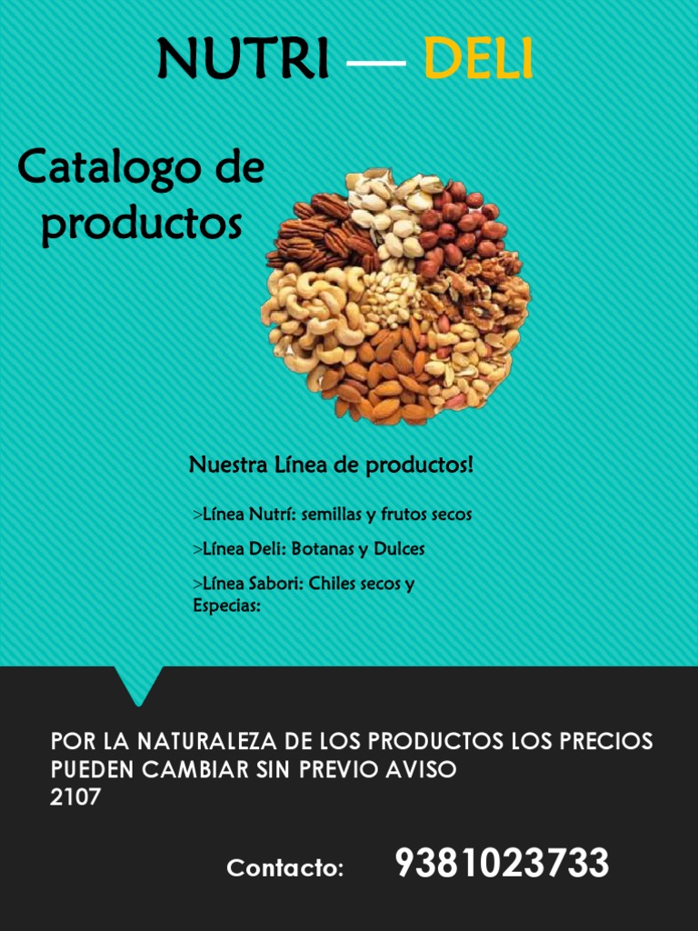 Catalogo Nutri-Deli Diciembre 21 | PDF | Alimentos | Fruta