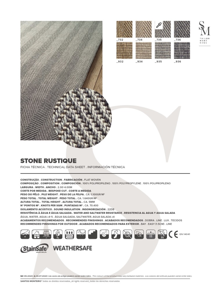 Stone Rustique Ficha Tecnica Santos Monteiro 602176bcd7688 | PDF